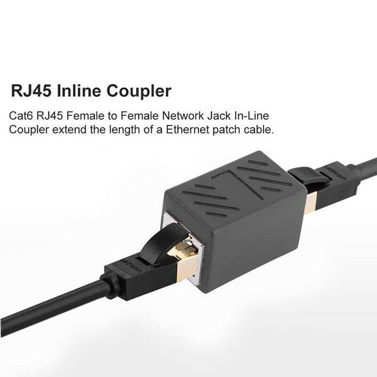 Buy 5x RJ45 Inline Coupler Cat7 Cat6 Cat5e Ethernet LAN Network Cable ...