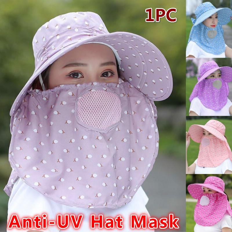 Buy Outdoor Sport Hiking Camping Visor Hat UV Protection Cover Neck and ...