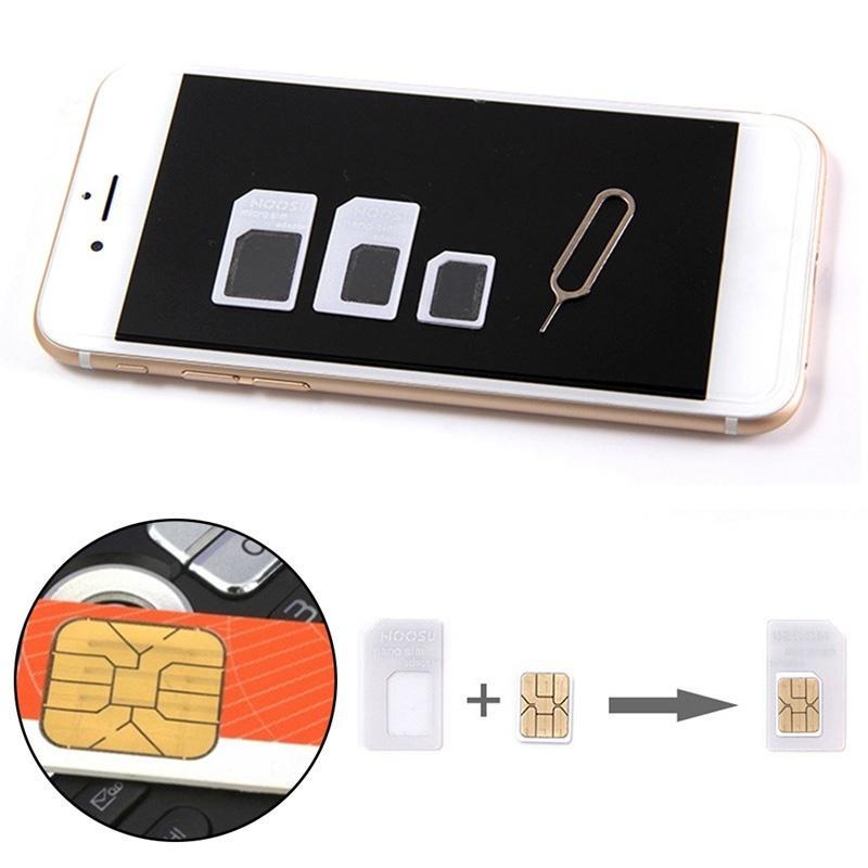Buy 4 In 1 Sim Card To Micro Standard Adapter Adaptor Converter Set at ...