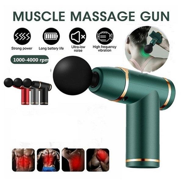 Buy USB Rechargable Mini Massage Gun Sports Recovery Fascia Gun Fitness ...