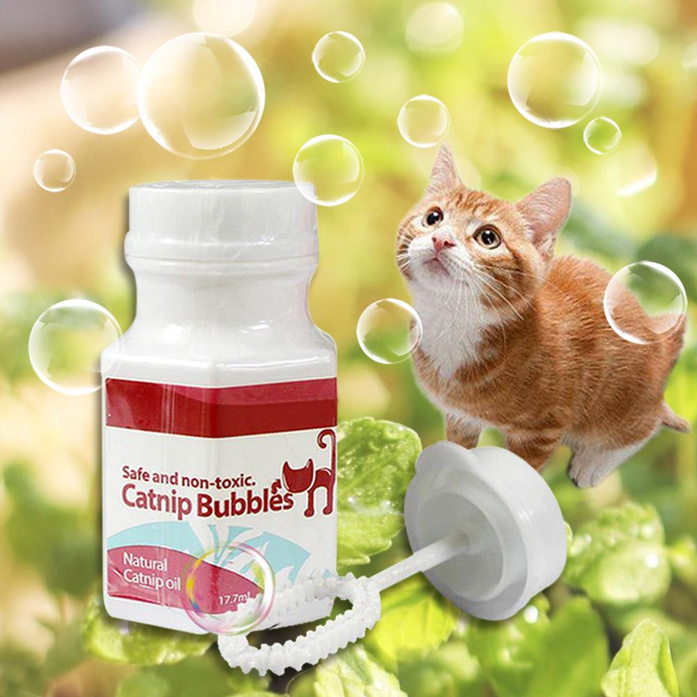 Buy Cat Catnip Bubbles Spray Toys Interactive Kitty Bubble Blower Funny Toys 18ml /120ml at ...