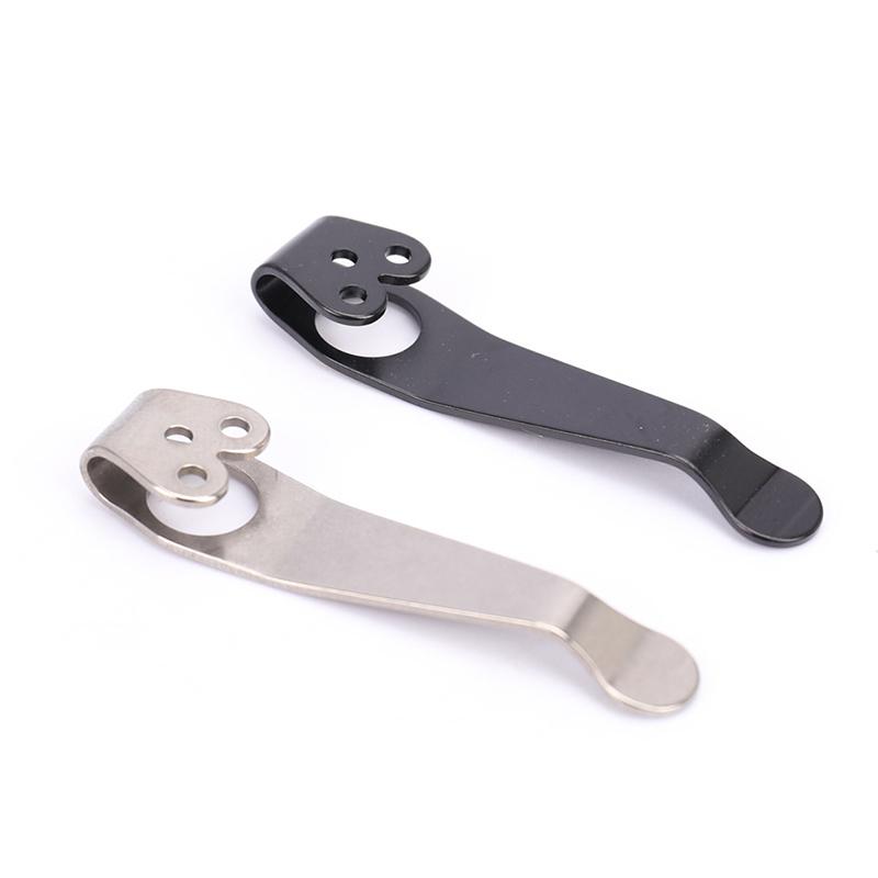 Buy 1Pc Titanium Pocket Knife Clip Back Clips Waist Clip Folding Knife ...