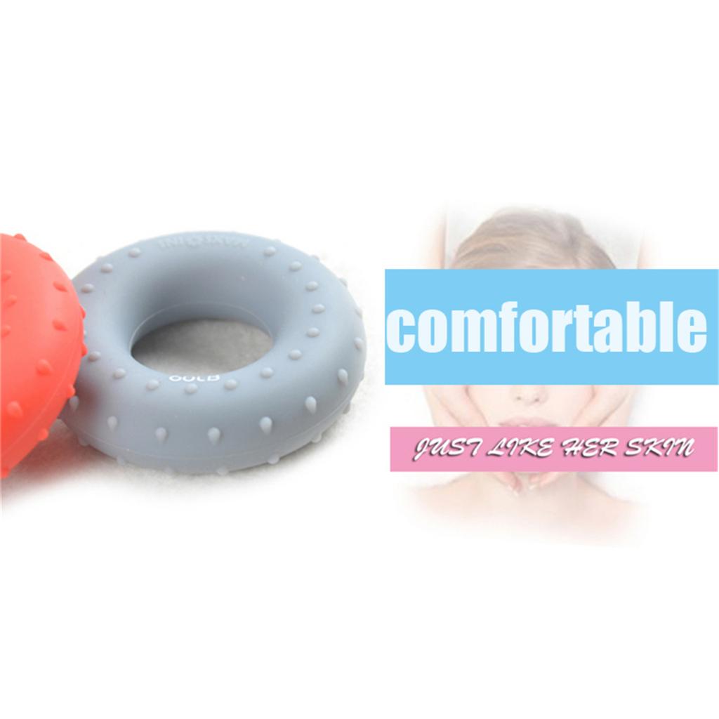 Buy 80LB Silicone Hand Strengthener Gripper Ring Forearm Wrist Finger ...