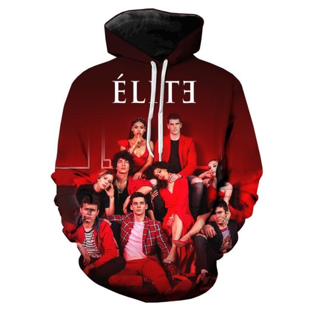 Buy Fashion Tv Series Elite Season 3 Hoodie 3d Print Sweatshirts ...