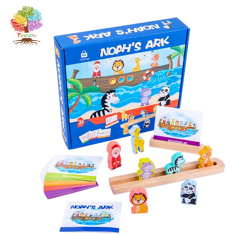 Buy Noah's Ark Sorting Games Educational Wooden Toys Kids Animal ...