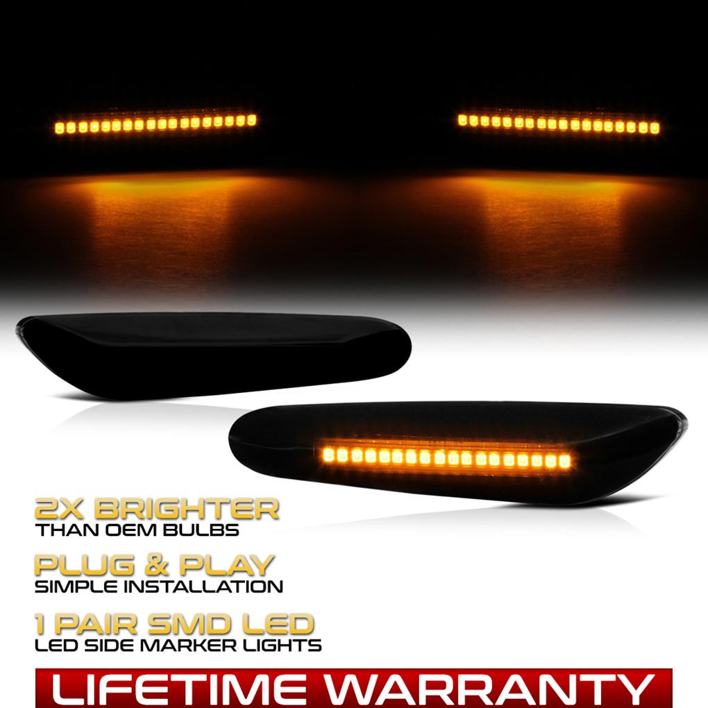 Replacement For BMW E82 E88 E90 E92 2017-2019 1 Pair LED Side Marker ...