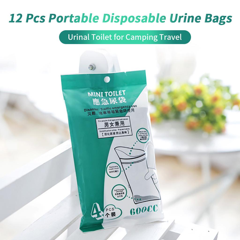 Buy BELIVE 12 Pcs Portable Disposable Urine Bags Pee Bags for Camping ...