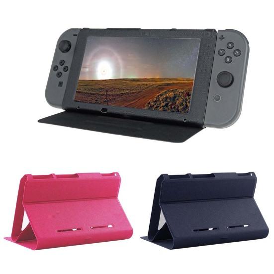 Buy Fashion Solid Color Game Case Leather Protective Consoles Faux ...