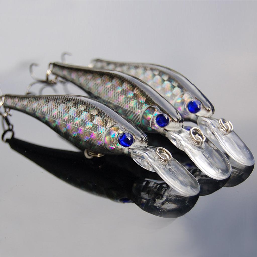 Buy 6.5g 8.5cm Hard Artificial Bait Deep Diving Crankbaits Minnow ...