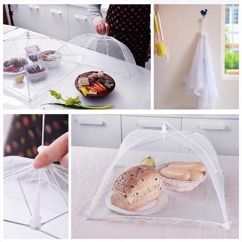 Buy Washable Picnic Household Net Foldable Food Cover Mesh Anti Fly ...