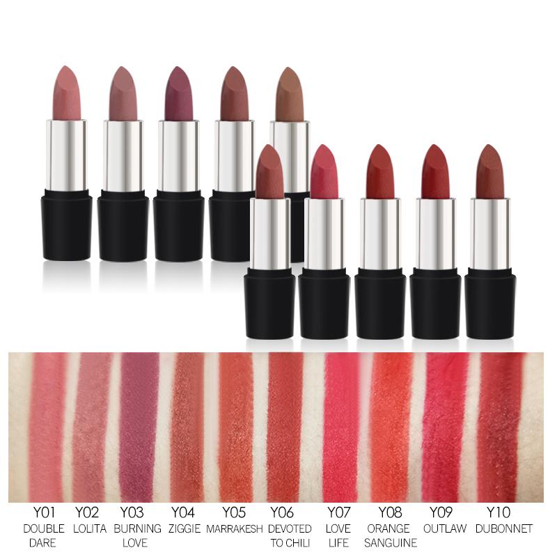 Buy Kimuse Brand Makeup Lipstick Matte Long Lasting Waterproof Nude ...