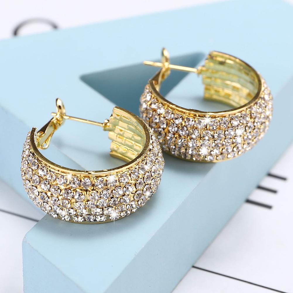 Buy Leverback Wide Piercing Luxury Full Earrings Gifts Women Decor at ...
