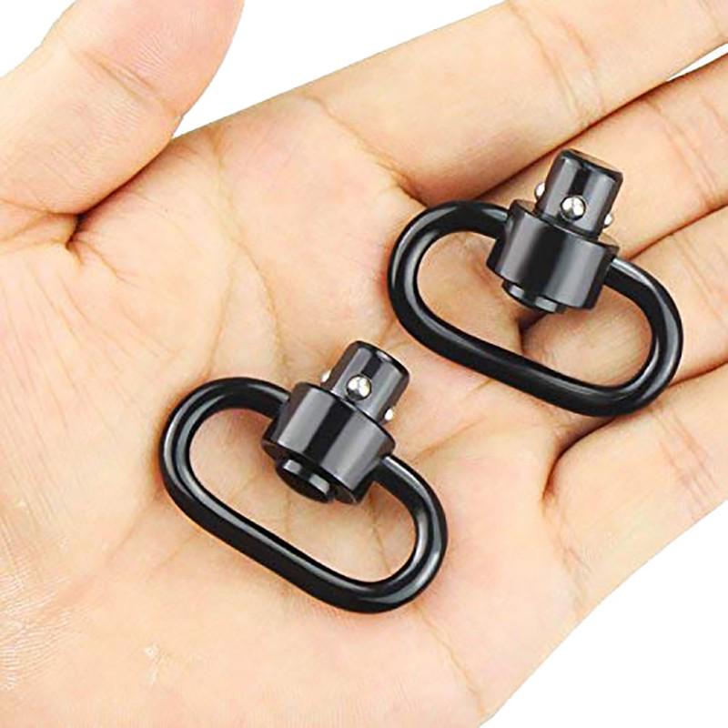 Buy Heavy Duty Push Button Quick Detach QD Sling Swivel Mount Adapters ...