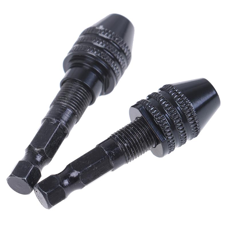 Buy 1/4'' Inch Hex Shank Keyless Drill Bit Quick Change Chuck Adapter ...