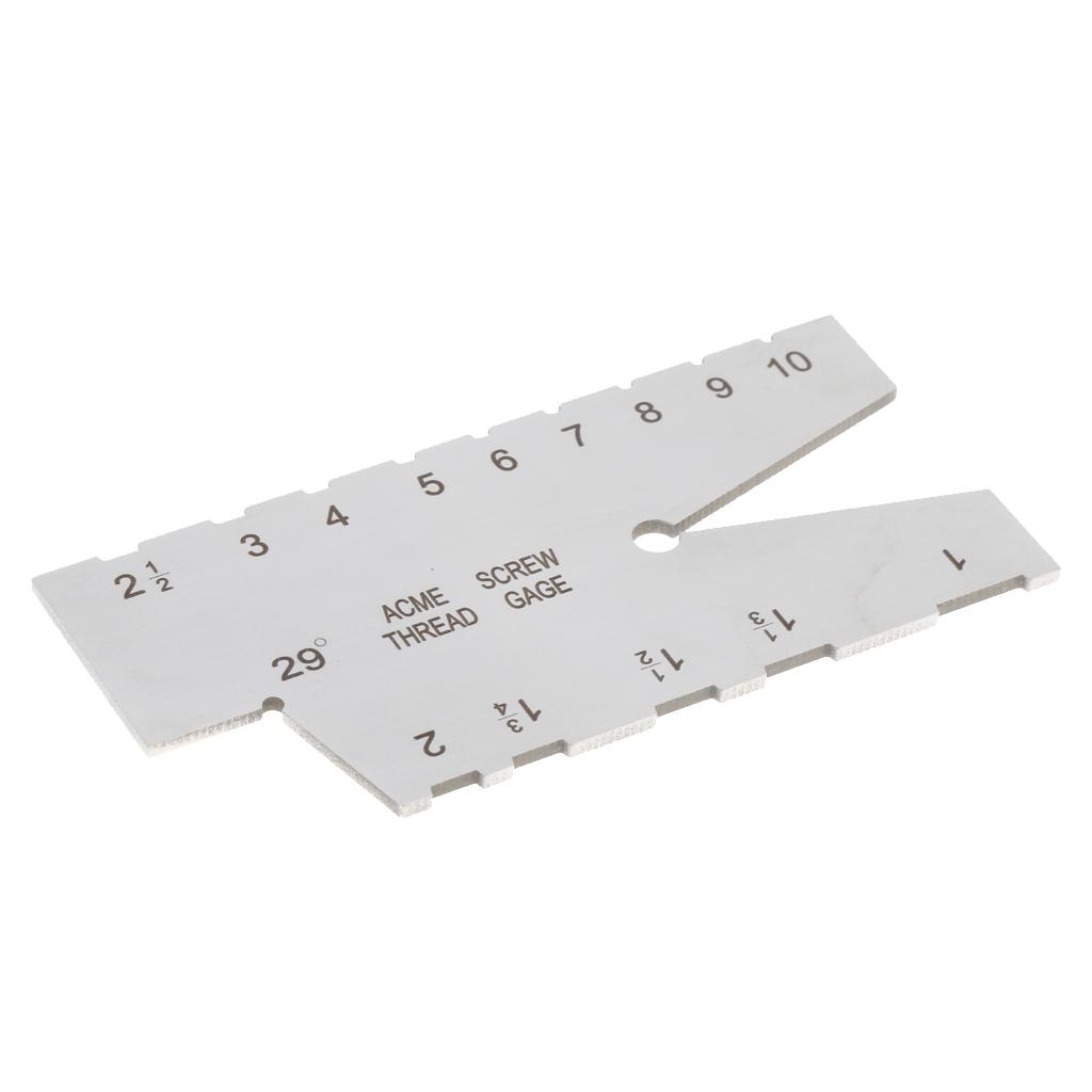 Buy Stainless Steel 29 Degree Screw Thread Angle Gauge Welding ...