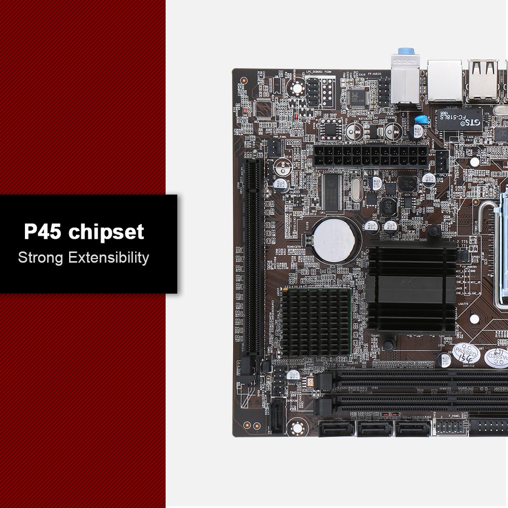 Buy Jingsha Motherboard Mainboard Intel P45 Chipset SATA Port Socket ...