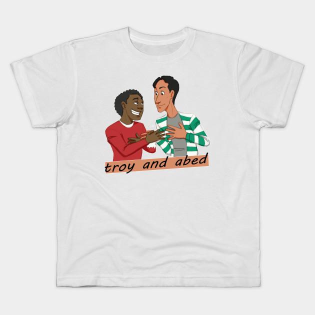 Buy Children Cartoon Troy And Abed In The Morning Print Funny Game T ...