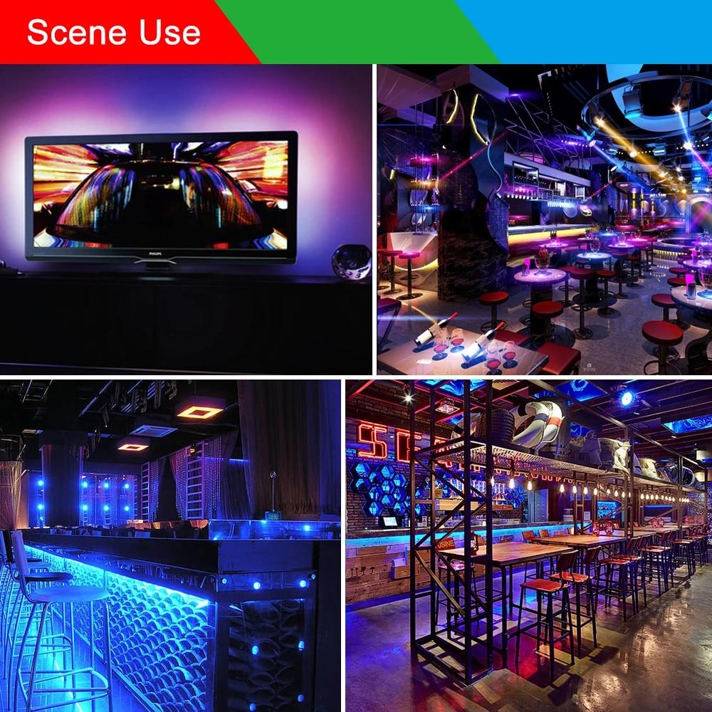 Buy 5V 5050 30SMD RGB LED Strip Light Bar TV Back Lighting Kit USB ...