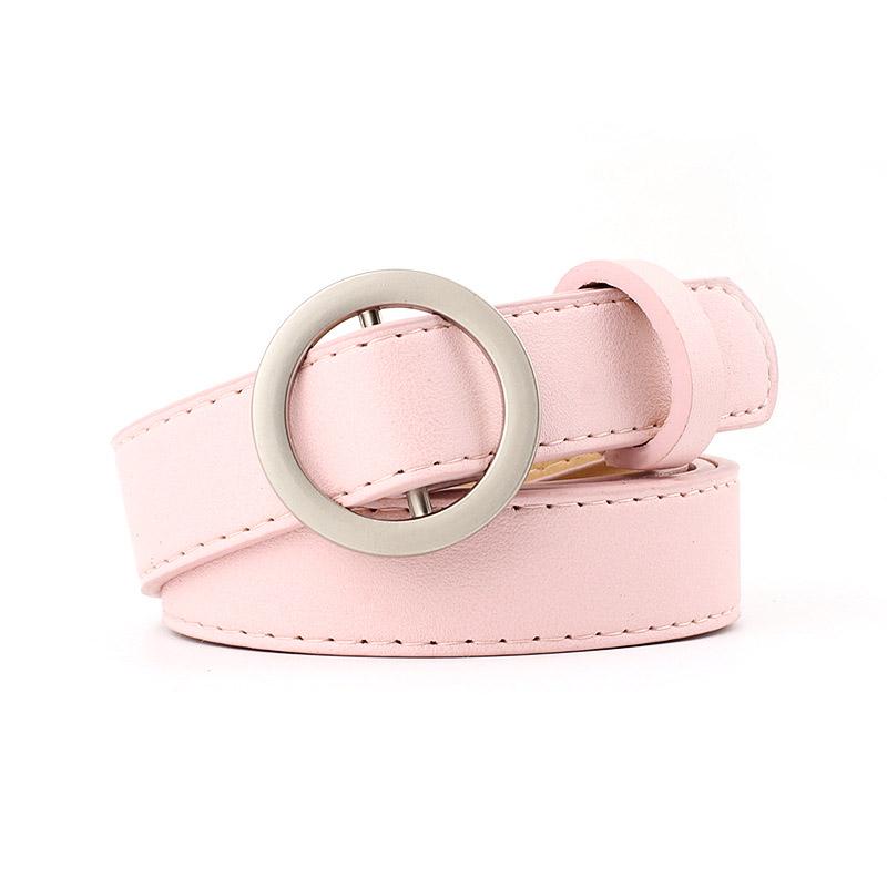Buy Circle Buckles No Pins Belt Jeans Wild Belts Women Fashion Students ...