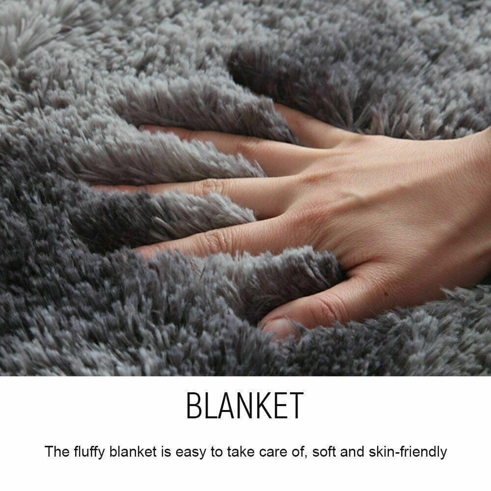 Home Decor Home Textile Bedroom Large Shaggy Rug Carpet Super Soft Mat ...