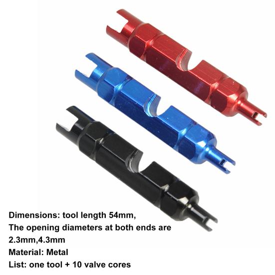 Practical Unfading Mini Multi-color High Strength Wrench Valve Cores ...