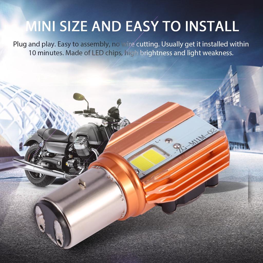 Buy RTD M11M-S2 35W Motorcycle High & Low Beam LED Headlight with Built ...