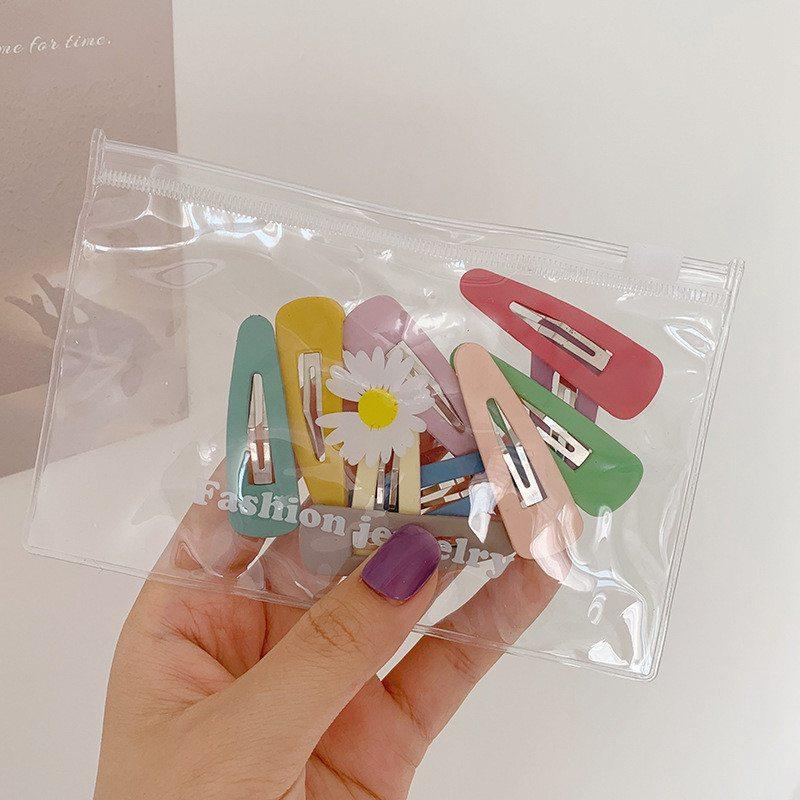 Cheap Women Girls Exquisite Simple Metal Snap Pins Charming Hair Clips ...