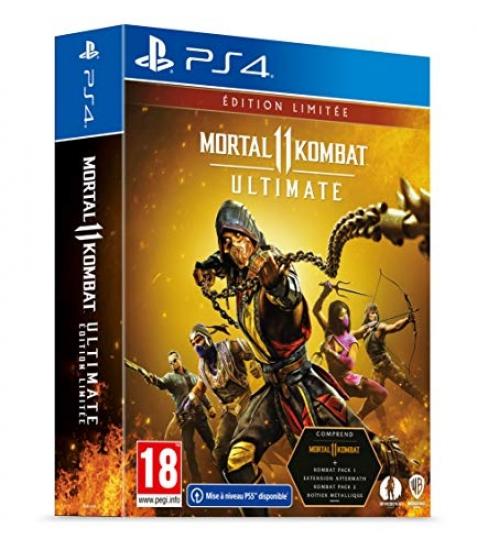 Buy Mortal Kombat 11 Ultimate Steelbook D1 Ps4 Warner Bros At