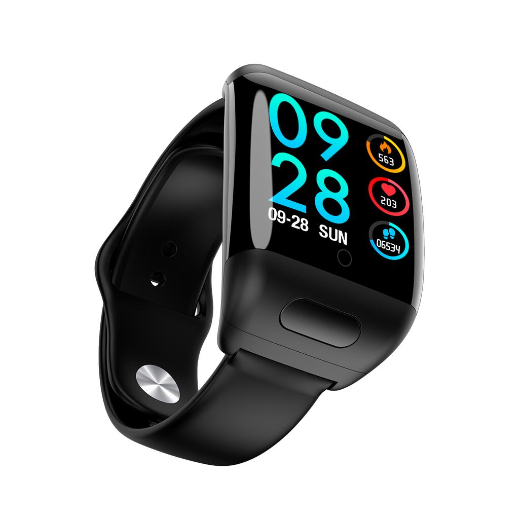 Buy Icreative Smart Watch with TWS True Wireless BT 5.0 Earphone Music ...