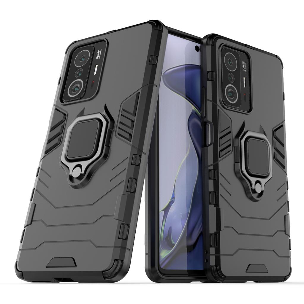 For Xiaomi 11T Pro Xiaomi11T Case Shockproof Hard Ring Stand Phone Case ...