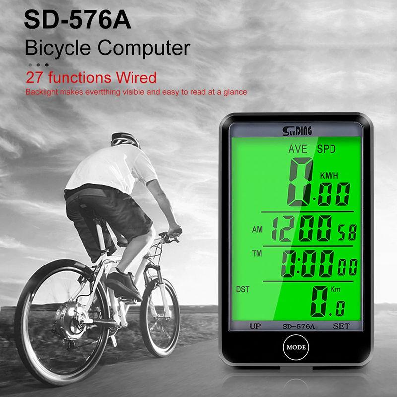Cumpără Sunding 576 Wired Cycling Computer LCD Backlight Digital ...