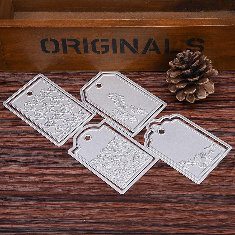 Tag Set Metal DIY Cutting Dies Stencil Scrapbook Album Paper Card ...