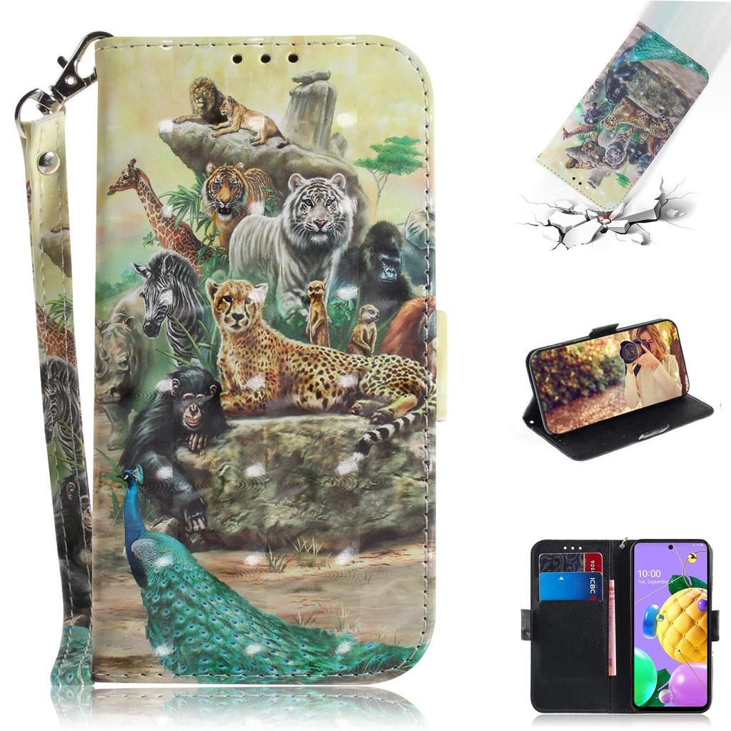 Leather Wallet Card Holder Stand Book Cover Cat Flower for Huawei Y9S ...