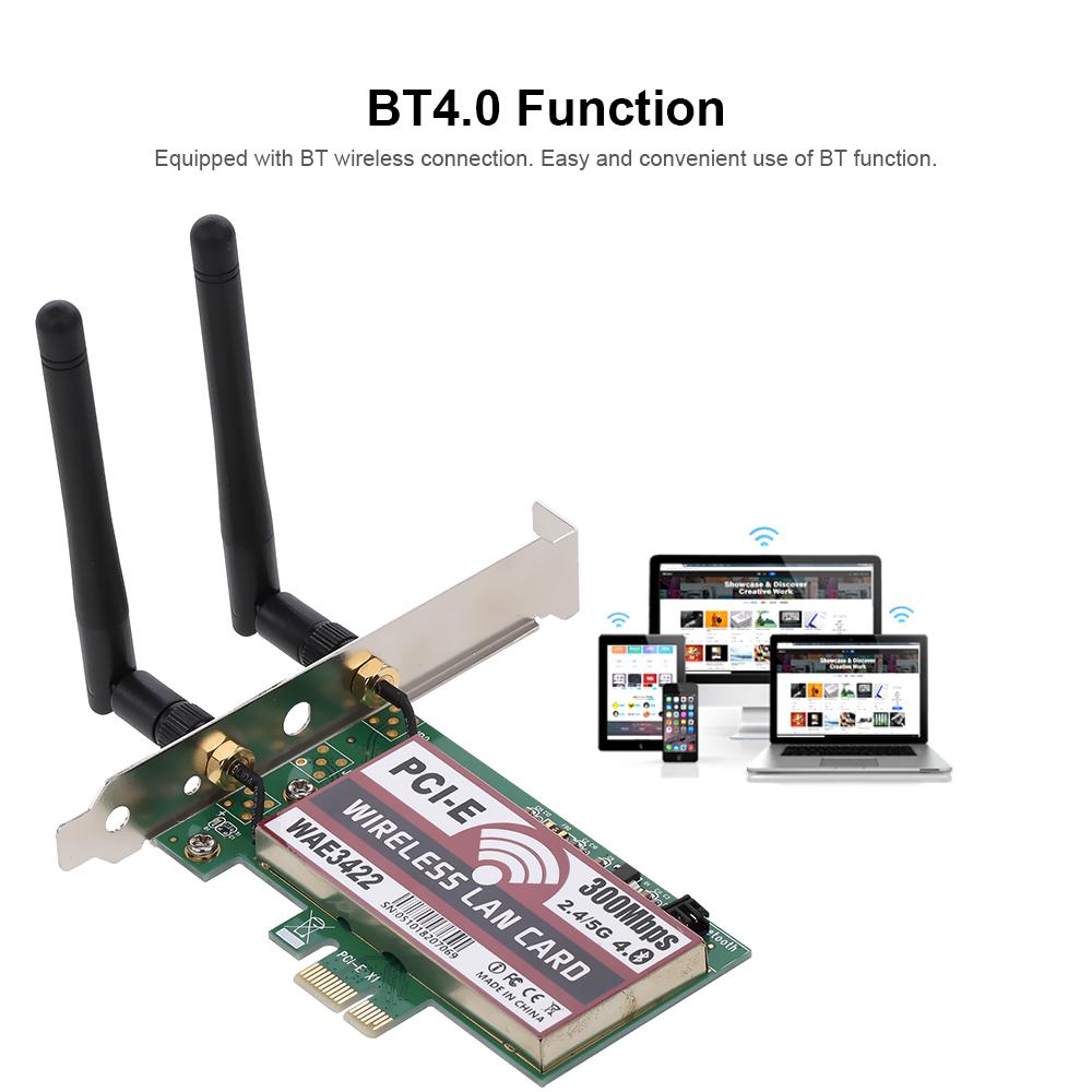 Buy Wireless LAN Card BT Dual Band WiFi Network Card with High-gain ...