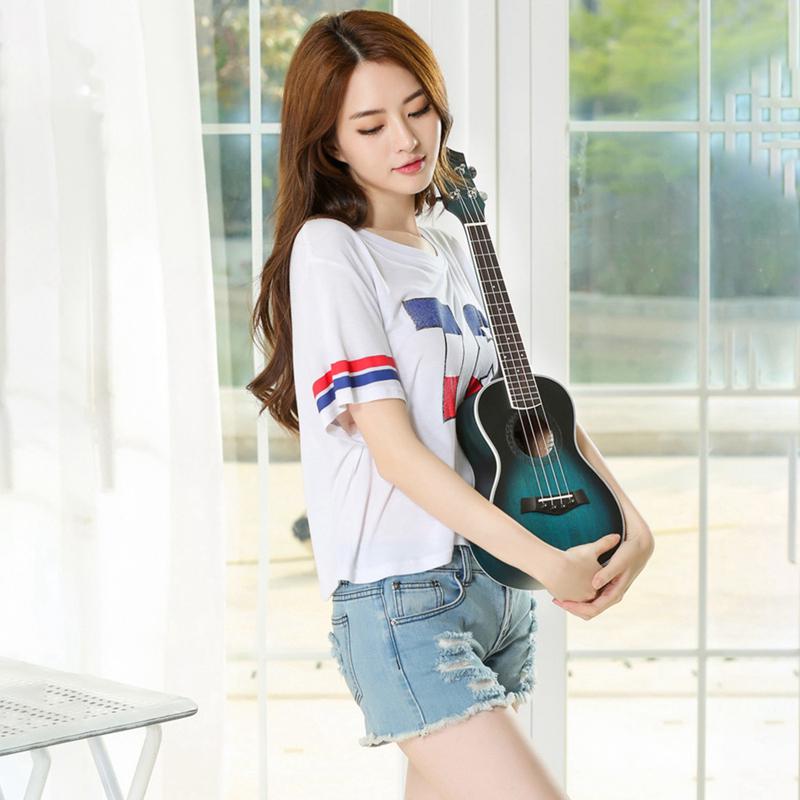 Buy Andrew Ukulele Concert Ukulele 23 Inch 4 Strings Guitar Hawaiian ...