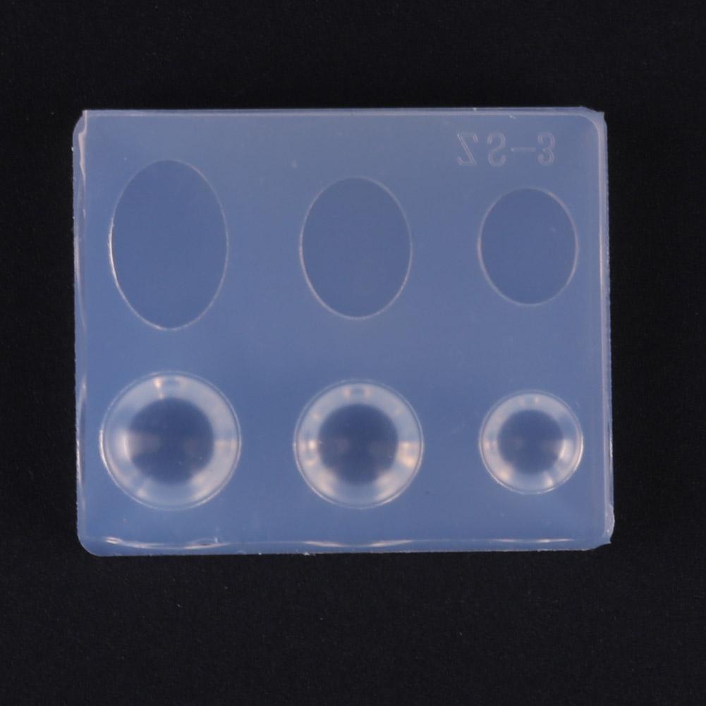 DIY 3D Rhinestones Nail Art Silicone Mold UV Gel Carved Manicure Mould ...