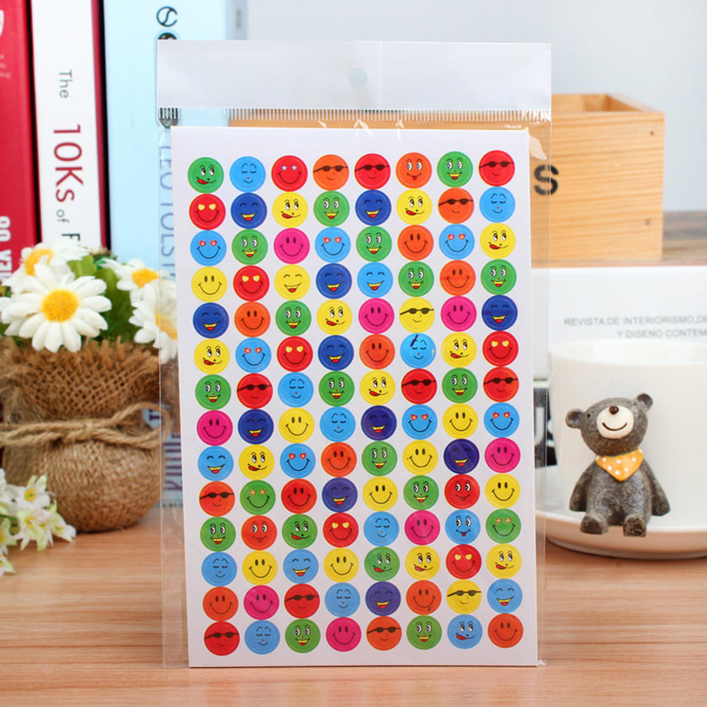 Buy 10 Set/540Pcs Smiley Faces Reward Stickers School Teacher Parent ...