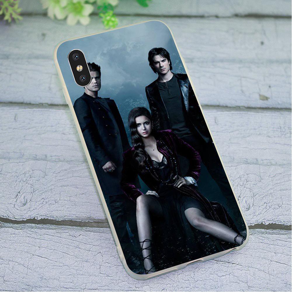 Buy The Vampire Diaries Phone Cover for iPhone X Case 6 6S XR Xs Max 8 ...