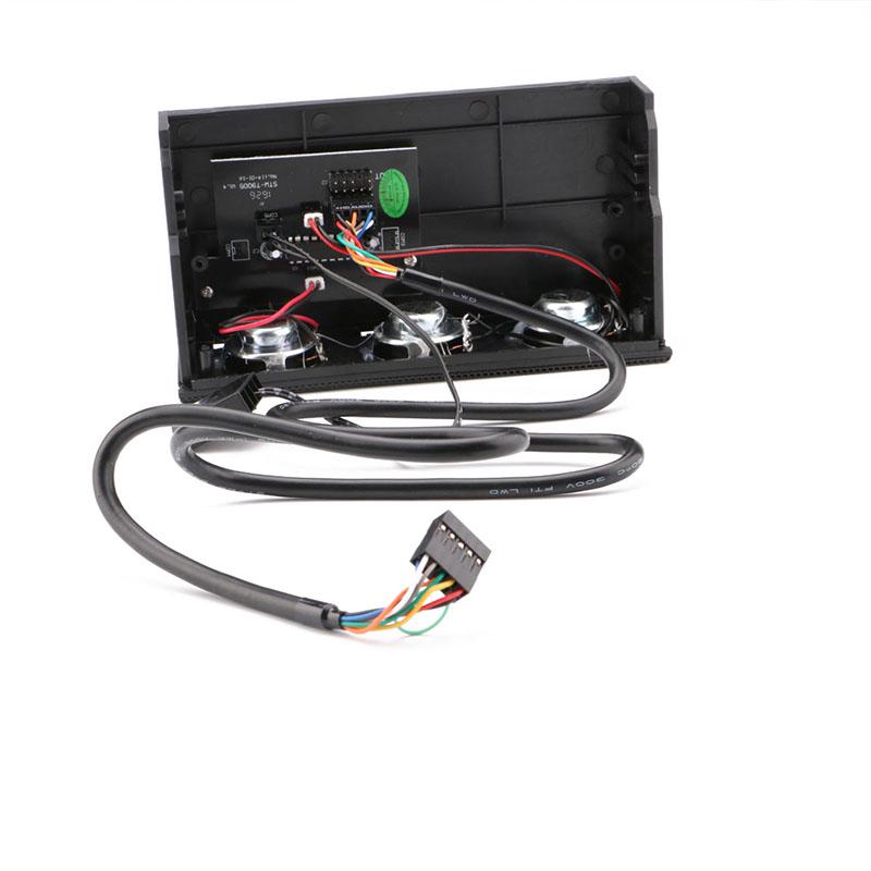 Buy Stereo Speaker PC Front Panel Computer Case Built-in Mic Music ...