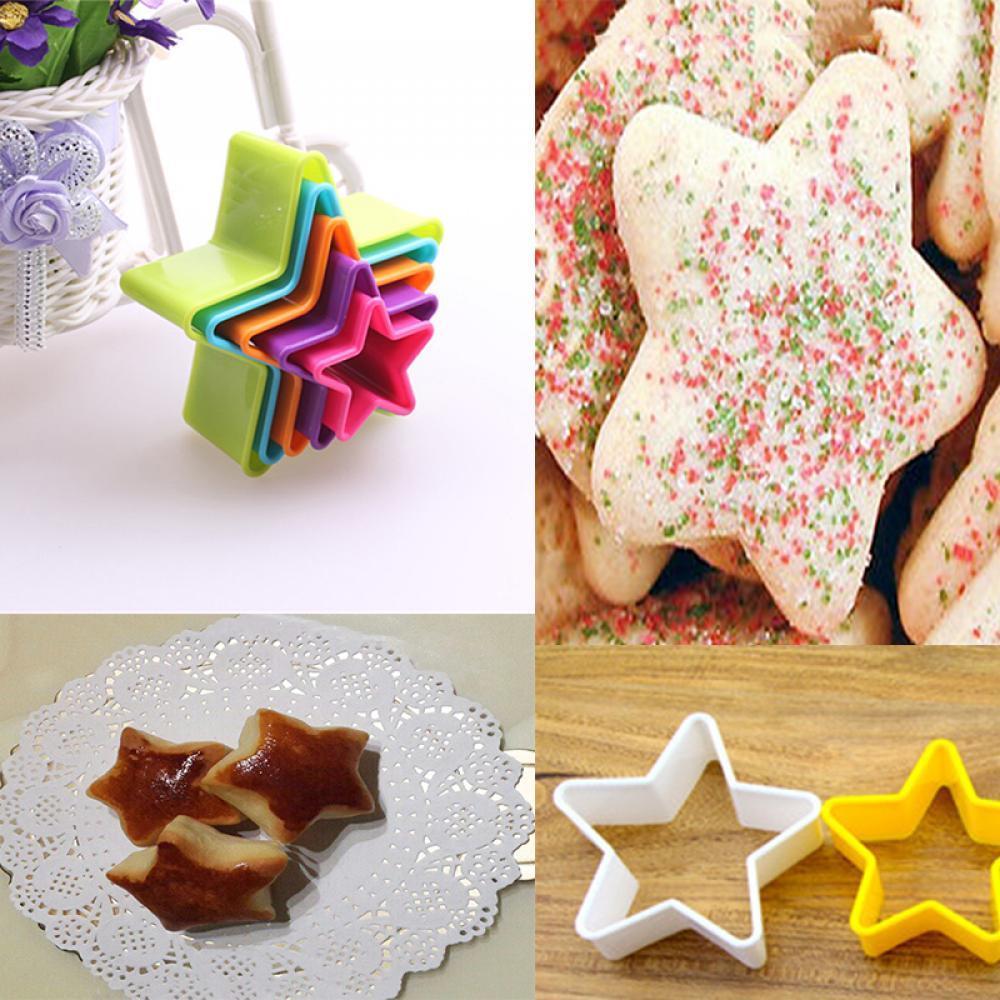 Buy 5pcs Tools Cutter Kitchen Tool Sugar Craft Biscuit Mould DIY Cookie ...