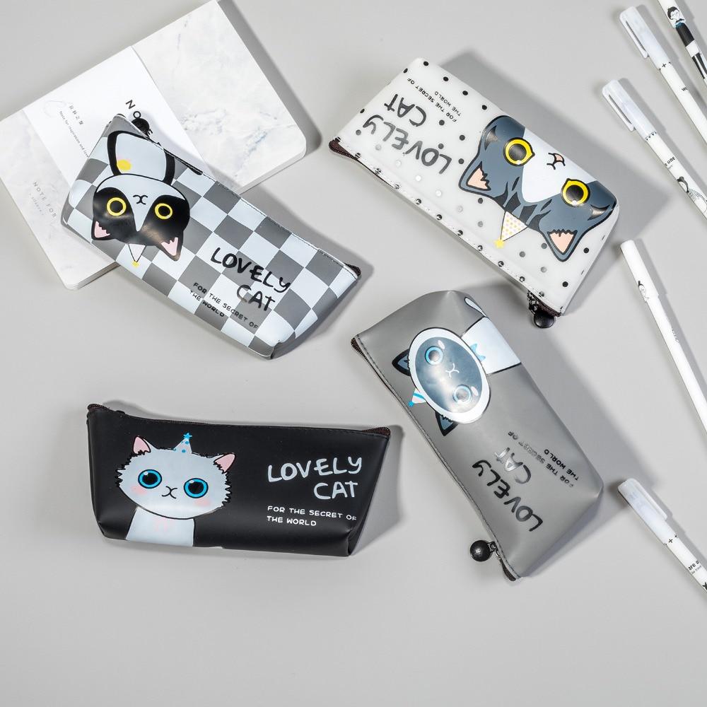 Cute Cat School Stationery Pencil Bag Waterproof Stationery Bag ...