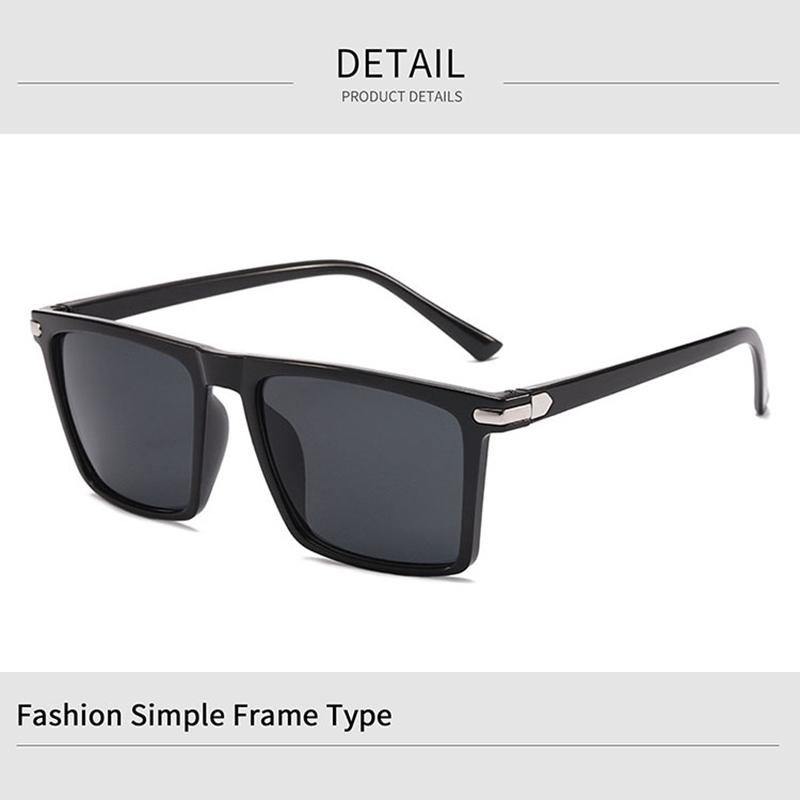 Cheap Men Square Frame Sunglasses Male Driving Spuare Shades Classic ...