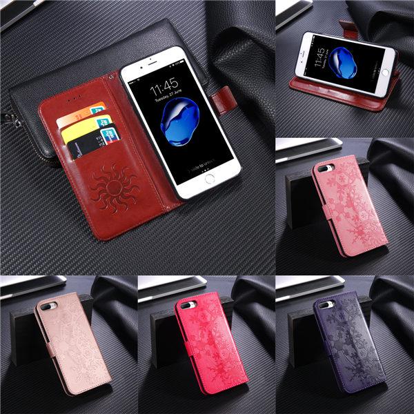 Buy Luxury Retro Filp Leather Case For iPhone 6 6S 7 8 X Plus Embossed ...