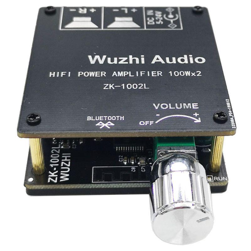 Mini ZK-1002L 5.0 Bluetooth Digital Amplifier Board Dual 100W Audio ...