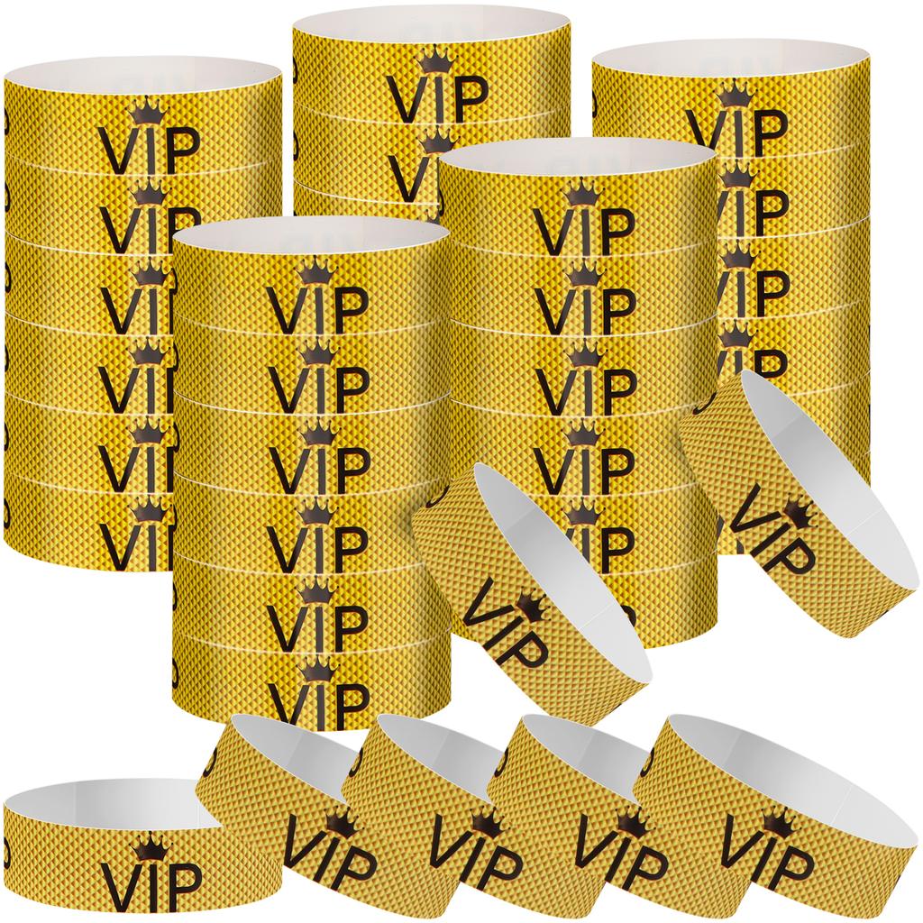 Buy 500Pcs Vip Wristband Active Waterproof Wristband Vip Plastic ...
