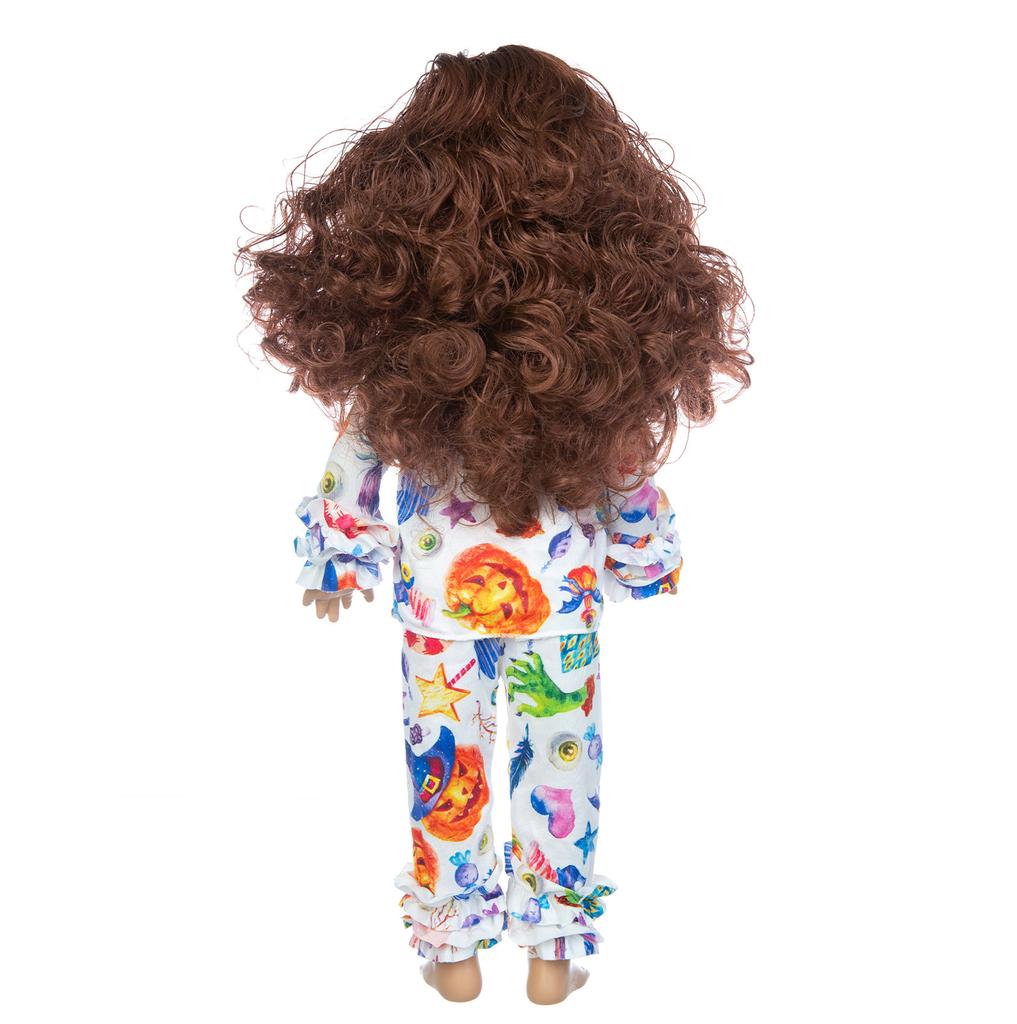 Buy [MS] Halloween Cute Plaything Curly Pumpkin Clothes 45CM Vinyl Baby ...