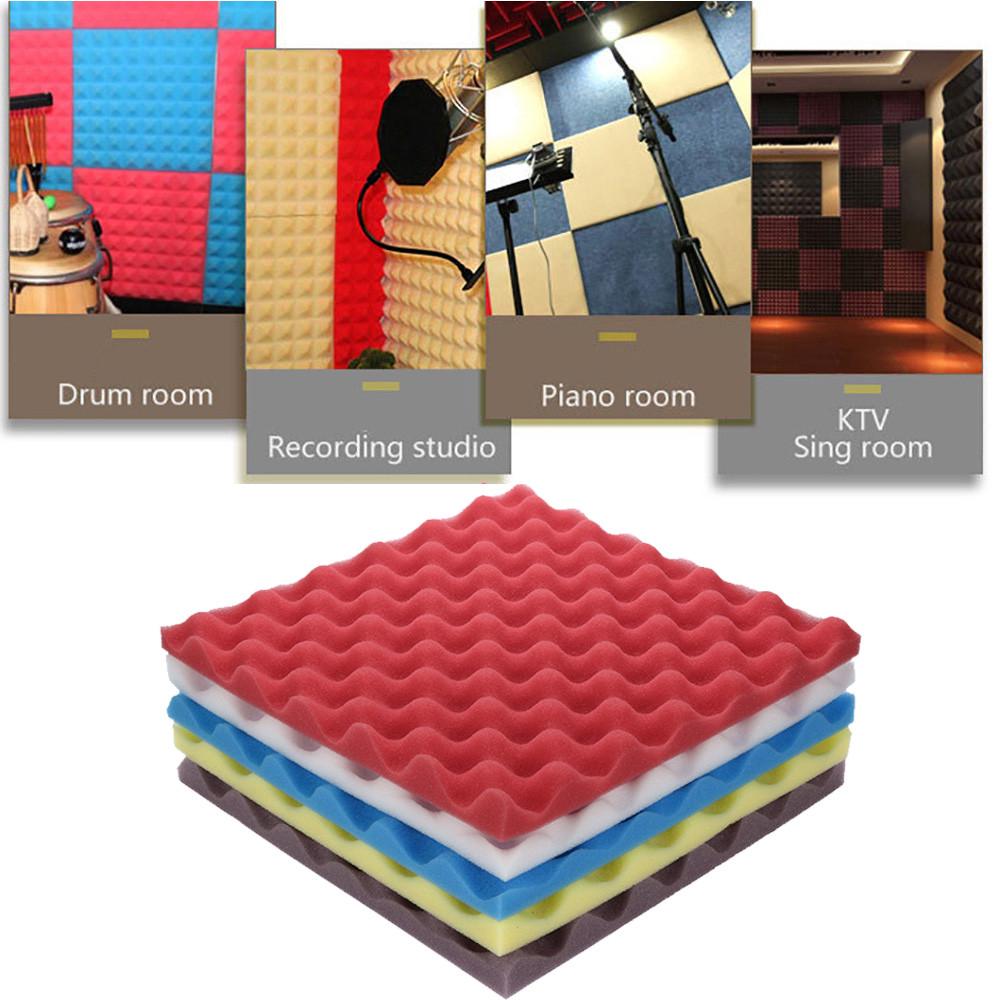 Acoustic Foam Panel Sound Stop Absorption Sponge Studio KTV Soundproof ...