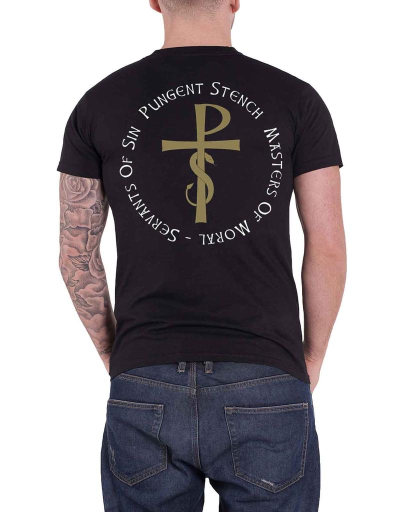 Buy Pungent Stench T Shirt Masters Of Moral Band Logo Back Print ...