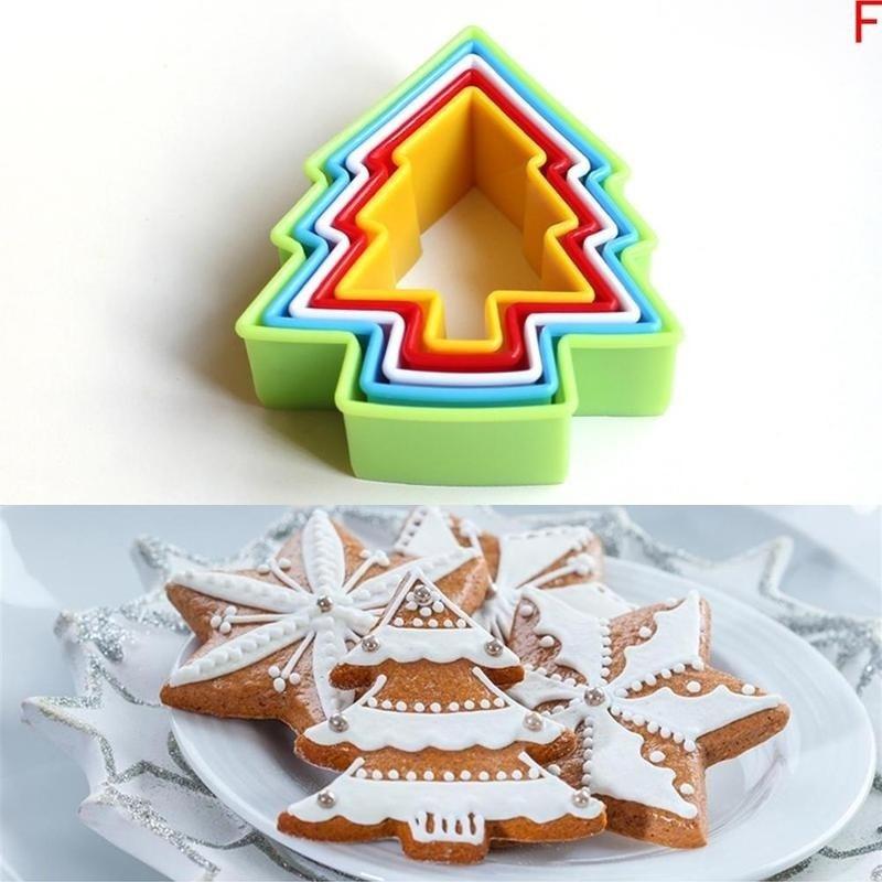 7 Stlyes Plastic Biscuit Molds Biscuit Molds Vegetable Cutter Moldes ...