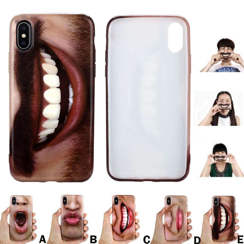 Tik Tok Funny Face Emoji Soft Rubber Silicone Phone Case Cover For ...